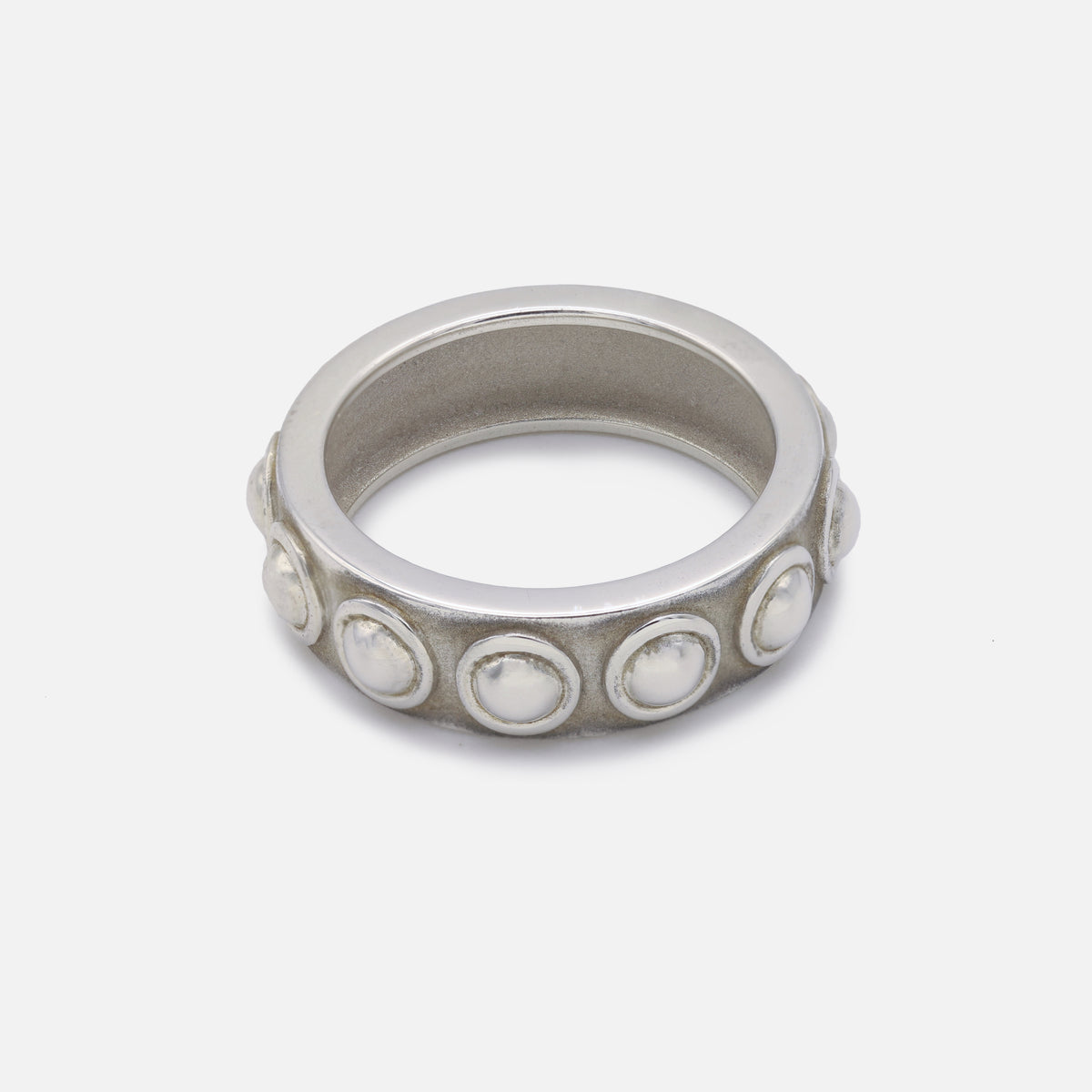 Titan Pantheon Ring in Polished Silver – Edie Charles Jewellery